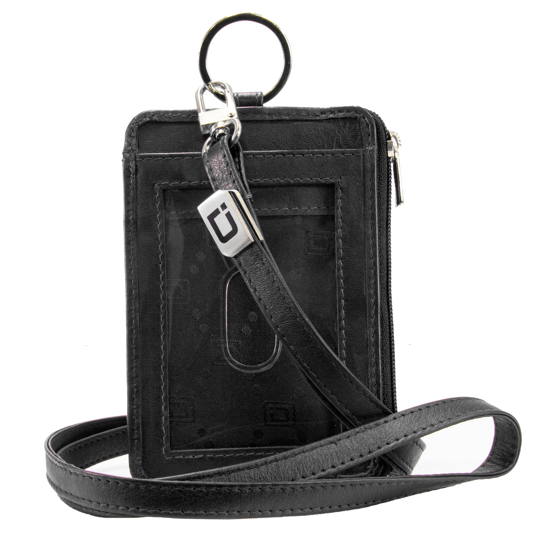 ID Wallet With Keyring | Leather RFID Double ID Wallet | ID Stronghold