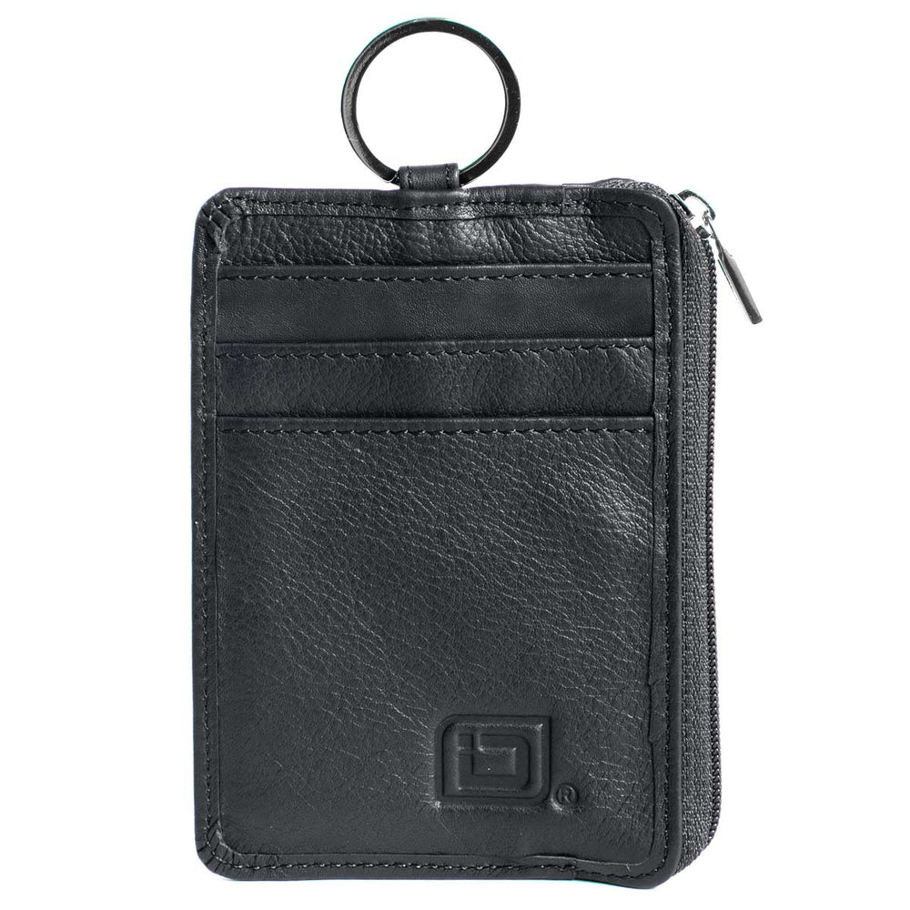 Card Holder Wallet with Key Ring | RFID ID Holder Keychain | ID Stronghold