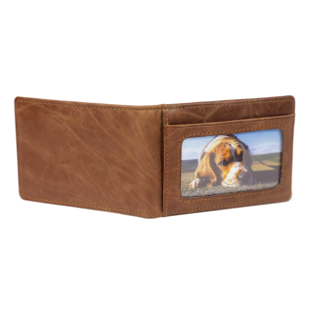 2 ID Window Front Pocket Wallet | Men's RFID Leather Wallets | ID ...