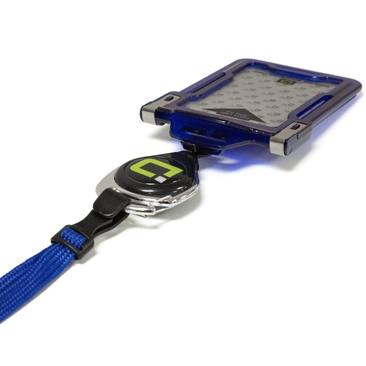 ID Stronghold | Classic Badge Holder With Retractable Reel and Lanyard